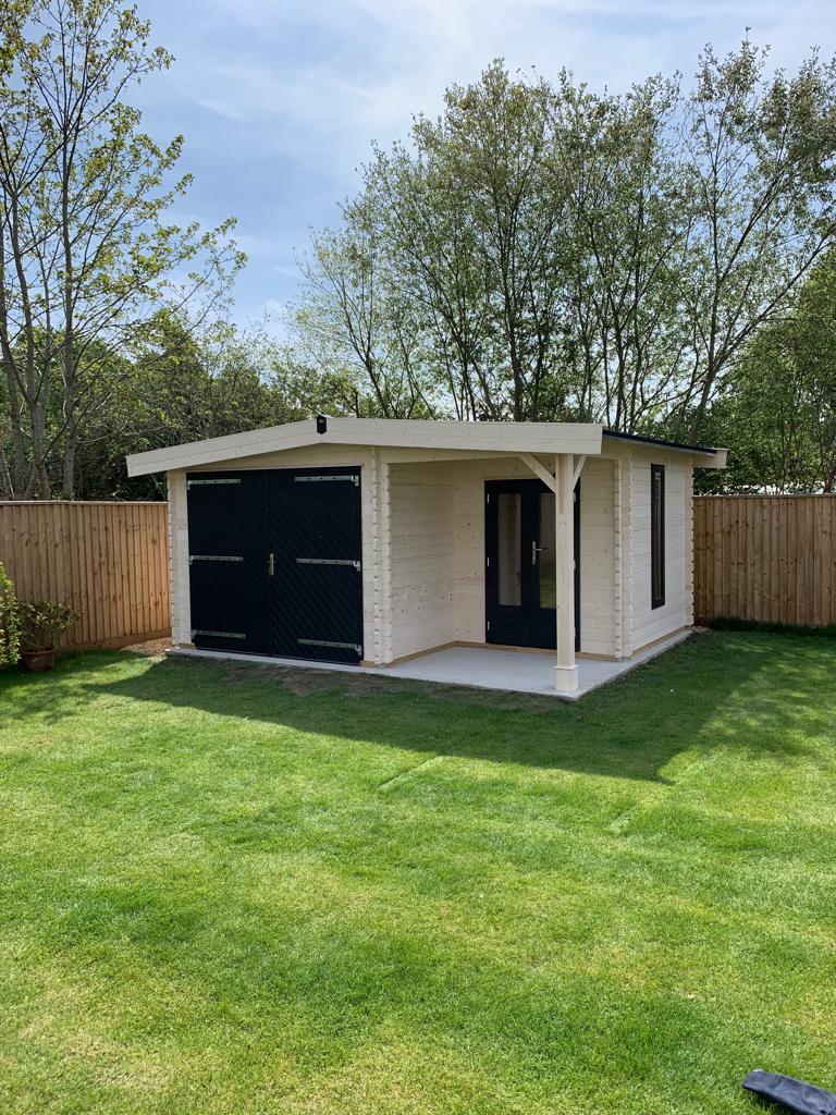 Rectangular Summerhouses & Log Cabins - Coastal Garden Buildings