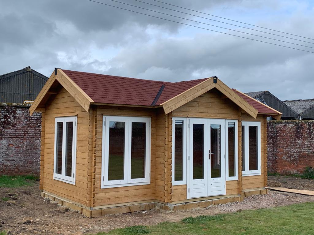 Rectangular Summerhouses & Log Cabins - Coastal Garden Buildings