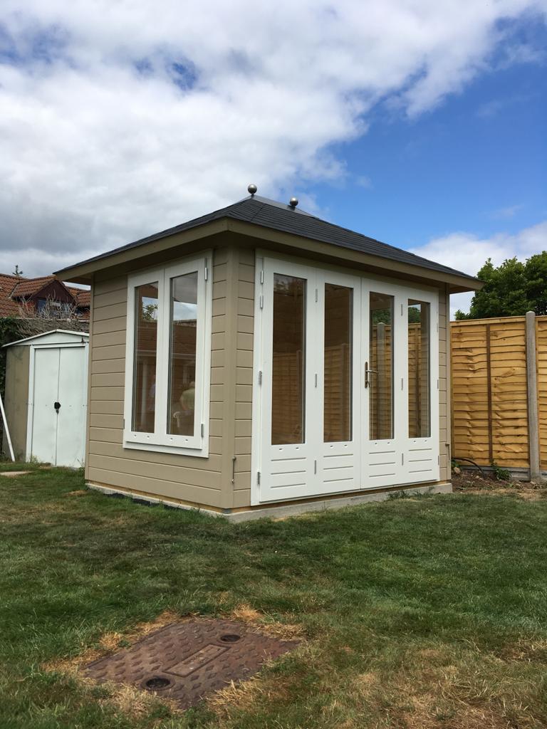 Rectangular Summerhouses & Log Cabins - Coastal Garden Buildings
